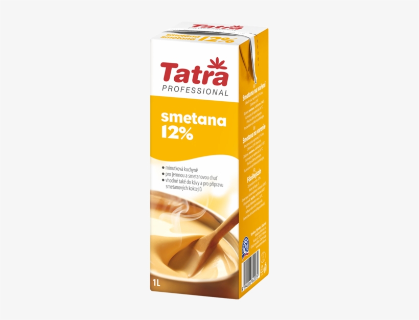 Long Life Cooking Cream 12% 1 L - Tatra - 400x600 PNG Download - PNGkit