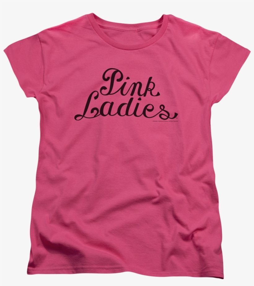 Womens Pink Ladies Logo Grease Shirt - 1000x1000 PNG Download - PNGkit