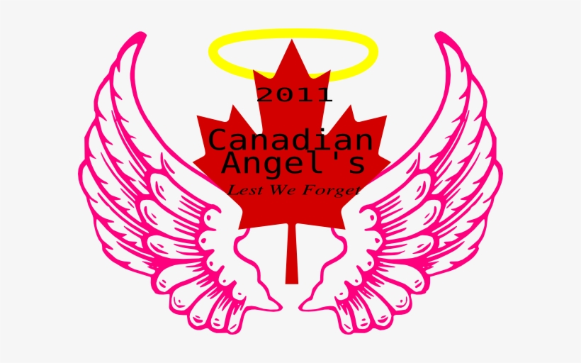 Canadian Wing Angel Halo 4 Clip Art At Clker - Angel Wings - 600x432 ...
