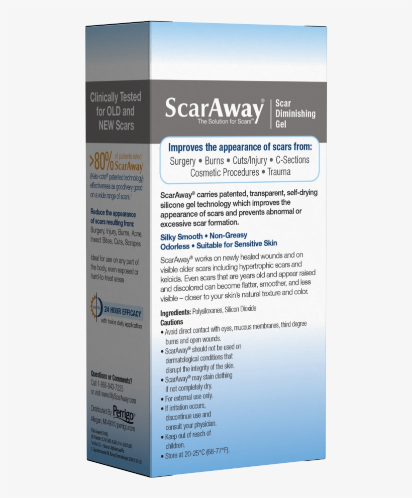 Scar Away - Scaraway Silicone Gel Scar Treatment, Scar Diminishing ...