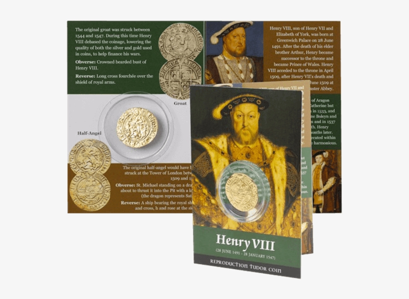 Download Transparent Henry Viii Half Angel Replica Coin Pack - Henry ...