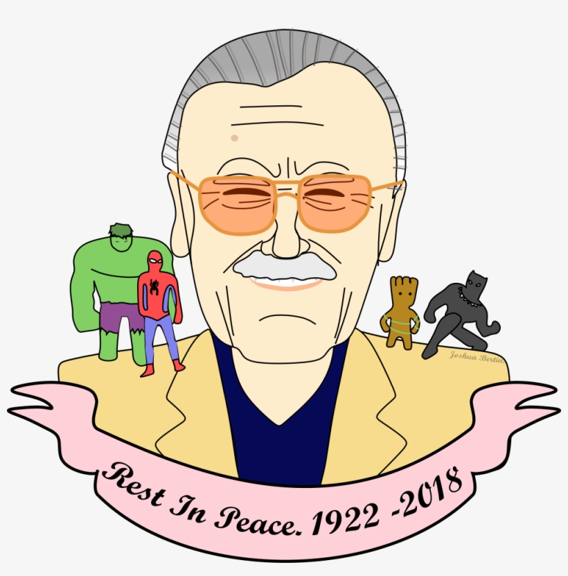 Stan Lee Tribute - Art - 1000x965 PNG Download - PNGkit