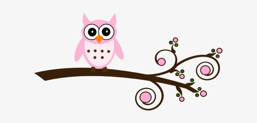 Owl Tree Branch Clip Art - 600x313 PNG Download - PNGkit