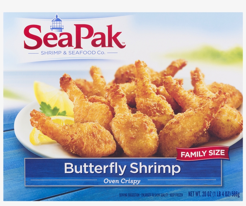 Seapak Butterfly Shrimp, Oven Crunchy - 8 Oz - 1800x1800 PNG Download ...