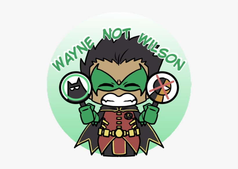 Wayne Not Wilson As Much As I Like Deathstroke As A - Cartoon - 500x514 ...