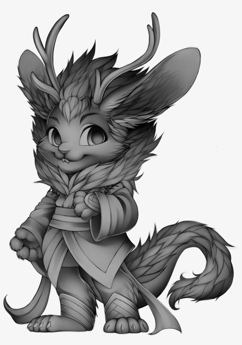 Mythical Rabbit Base - Mythical Creature Mythical Base - 1010x1280 PNG ...