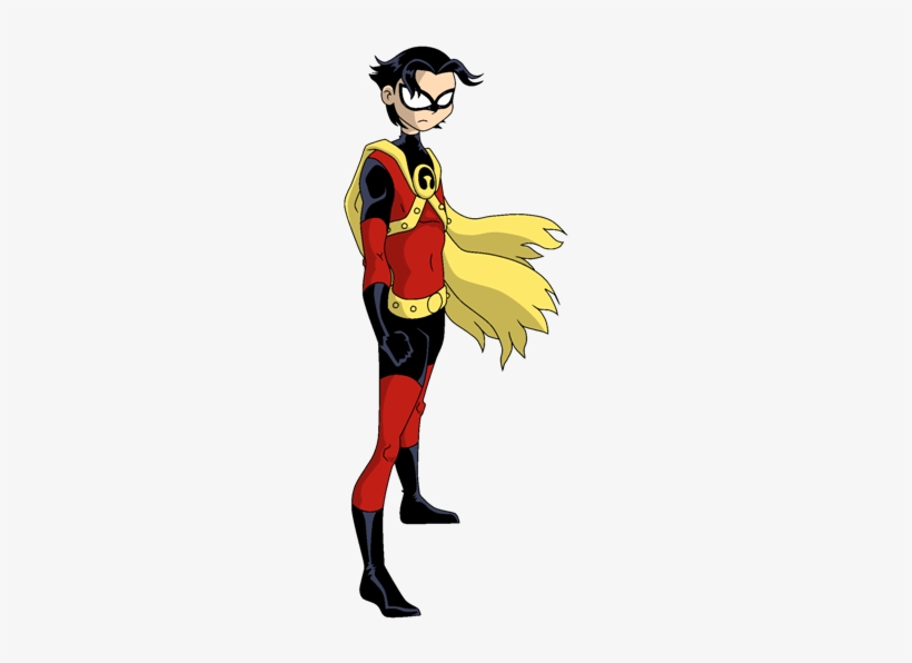 Tim Drake Stand Serious - Cartoon - 212x567 PNG Download - PNGkit