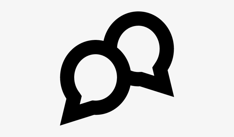 Chat Balloons Vector - Speech Balloon - 400x400 PNG Download - PNGkit