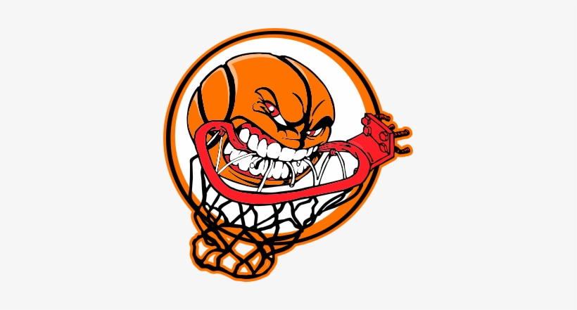 Basketball - Mean Basketball Logo - 355x361 PNG Download - PNGkit