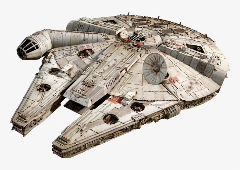 Star Wars Spaceships Png - Star Wars Millennium Falcon Png - 806x500 ...