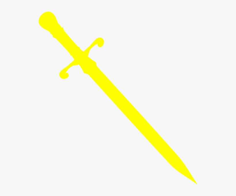 Download Transparent Yellow Dagger Clip Art At Clker Com Vector Clip ...
