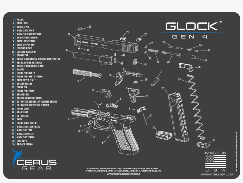Best Glock Gen 4 Pistol Maintenance - Glock 23 Gen 3 Diagram ...