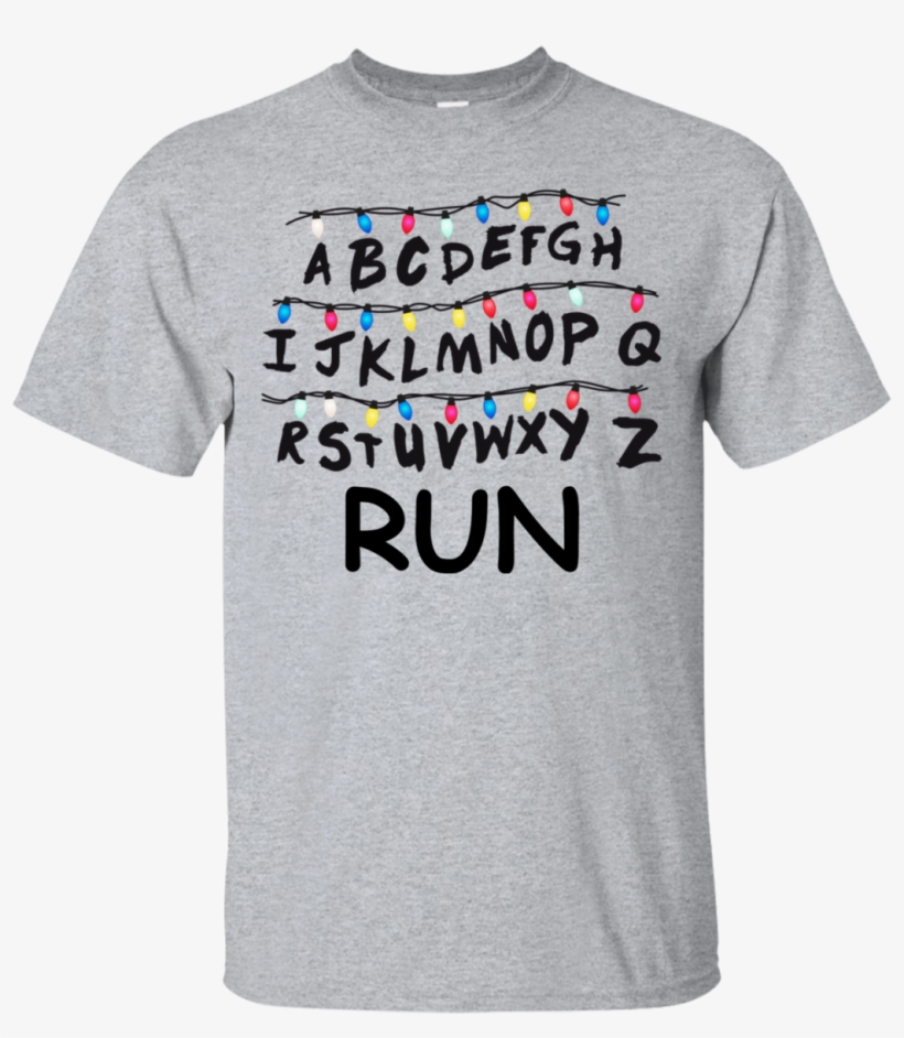 Stranger Things Run Shirt, Hoodie, Tank - Stranger Things Alphabet Tank ...