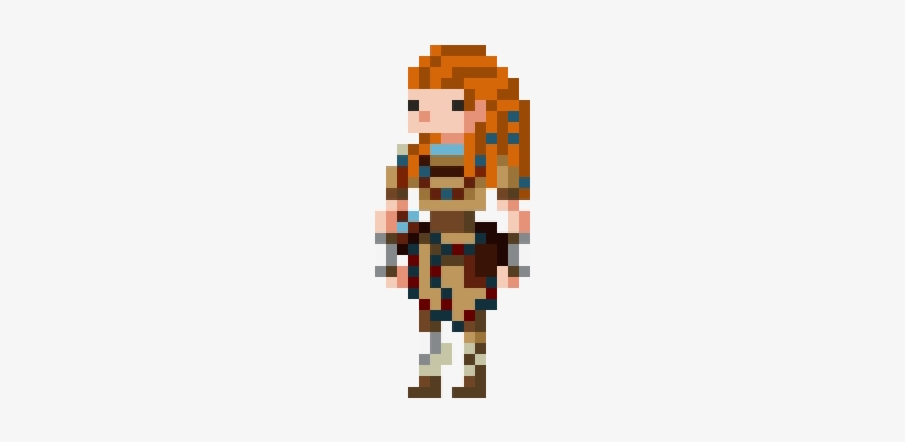 [fanart] My Very Simple Pixel Interpretation Of Aloy - Imgur Llc ...