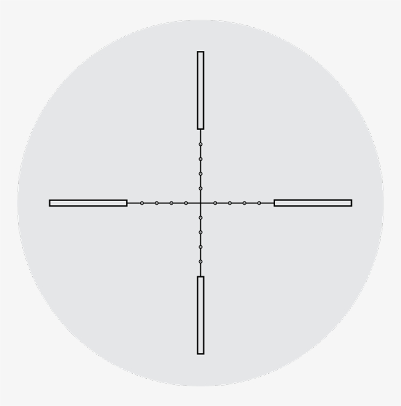 Mil-dot - Nightforce 2.5 10x24 Mil Dot - 750x750 PNG Download - PNGkit
