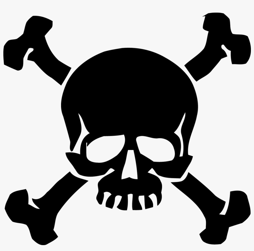 Skull - Skull And Crossbones Decal - 1000x936 PNG Download - PNGkit
