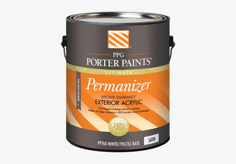 Permanizer® Exterior Acrylic Paint - Porter Paint - 398x493 PNG ...