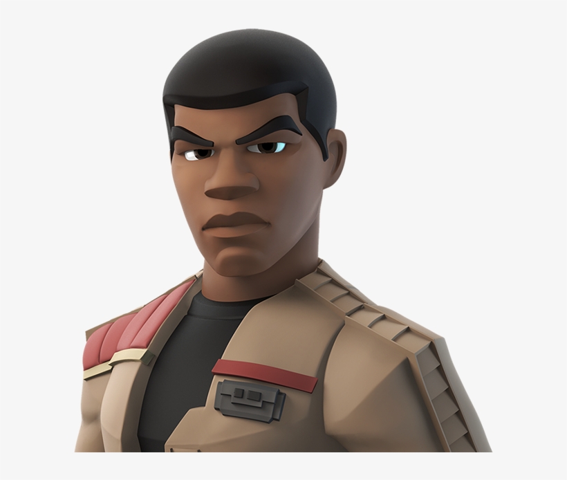 Finn Close Up - Disney Star War Characters - 692x655 PNG Download - PNGkit