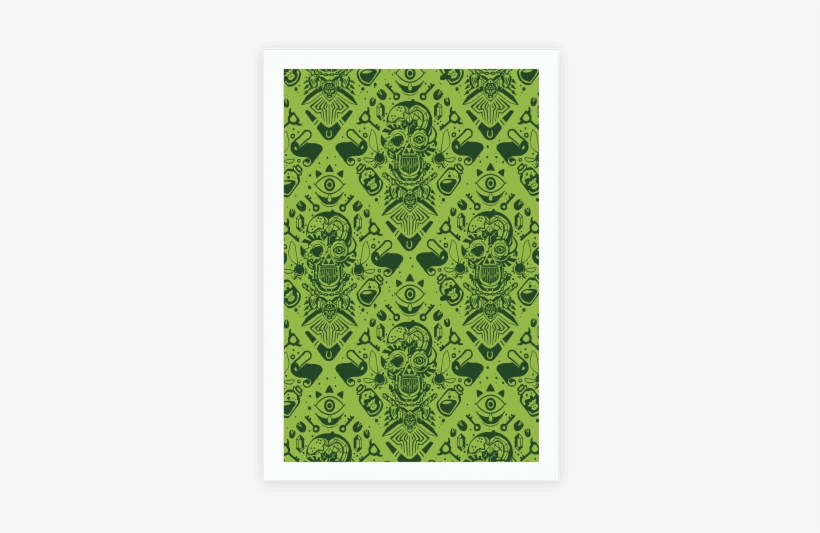 Download Transparent Legend Of Zelda Equip Pattern Poster - Legend Of ...