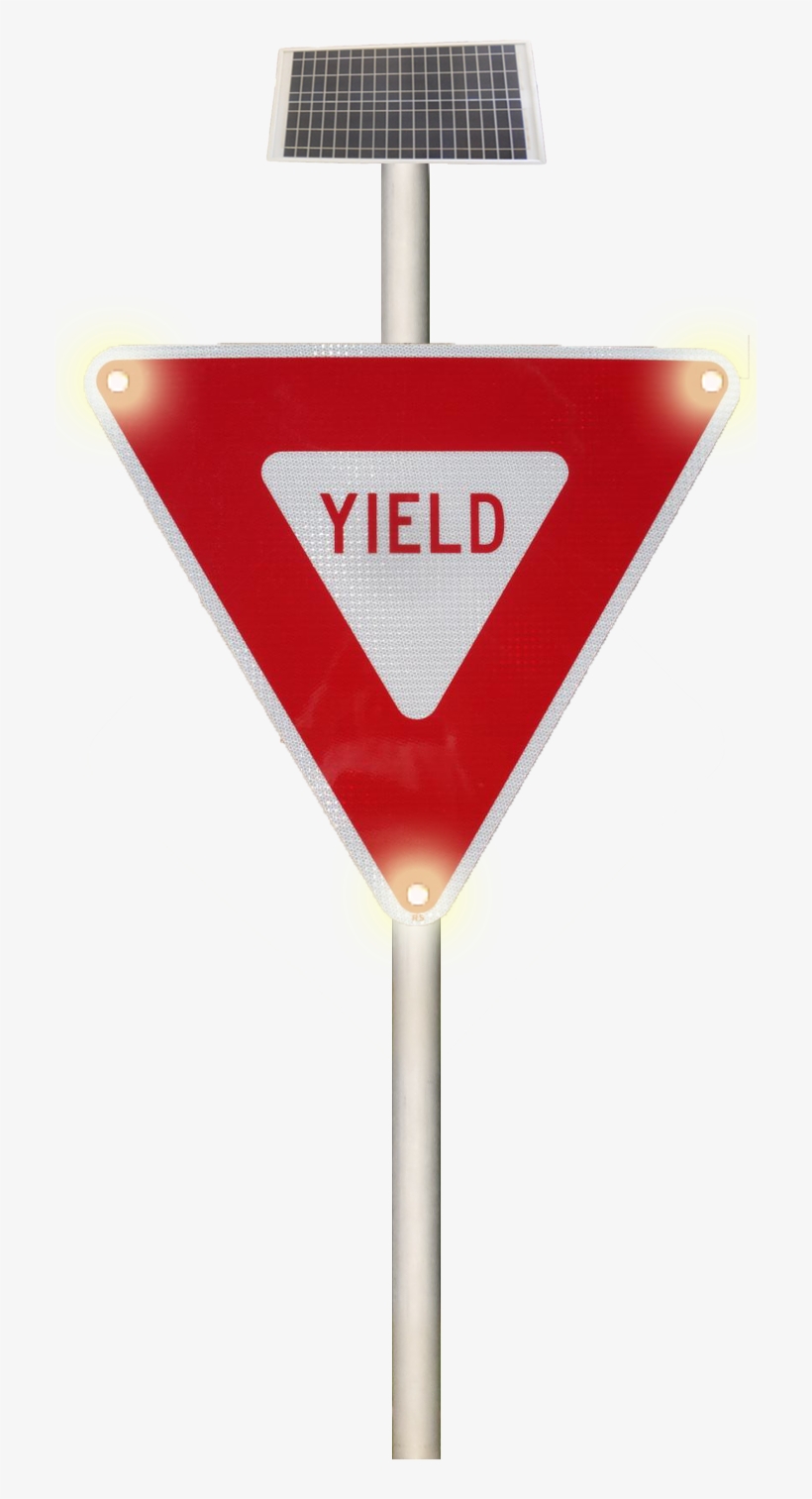 Yield Sign - 708x1433 PNG Download - PNGkit