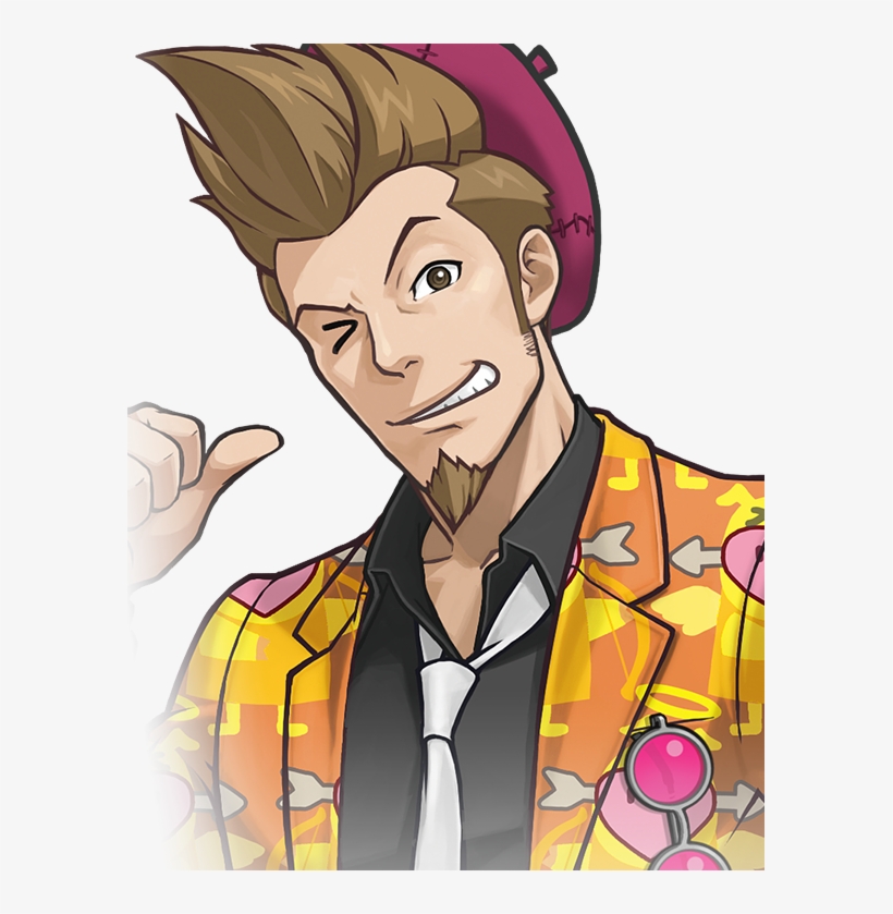 Ace Attorney Clipart Png - Cartoon - 585x759 PNG Download - PNGkit