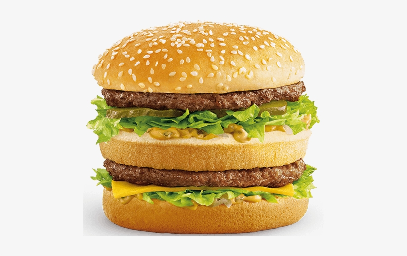 Burger Clipart Big Mac - Big Mac Transparent Background - 484x436 PNG ...