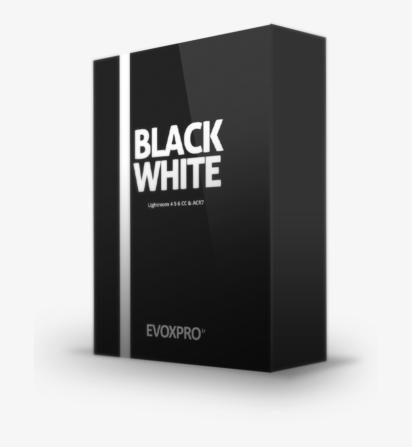 Black & White Lightroom Presets - Box - 686x902 PNG Download - PNGkit