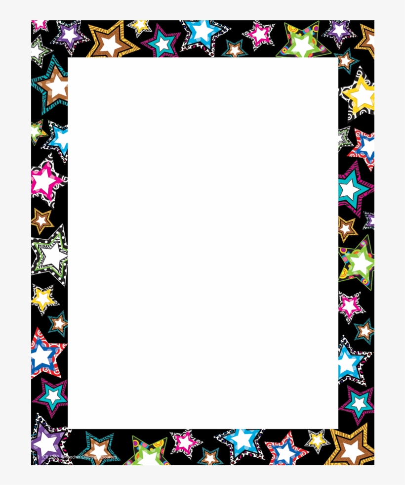 Fancy Stars Computer Paper - Technology Clipart Frames Png - 900x900 ...