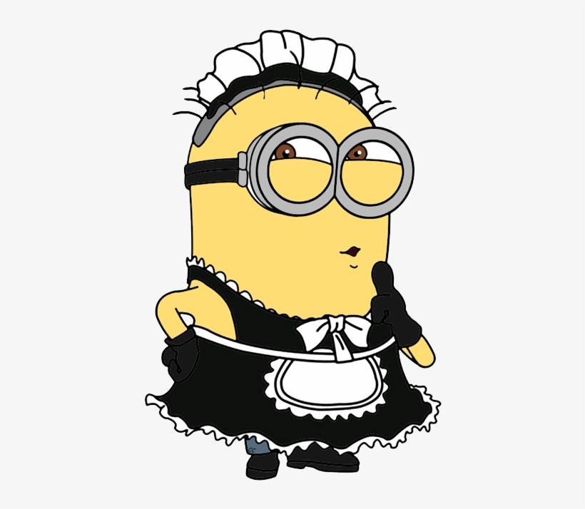 Despicable Me Clip Art Cartoon Starfish Minion - Maid Minion - 428x640 ...
