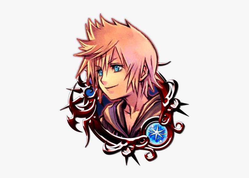 Prime - Illustrated Roxas - Khux Stained Glass 4 - 428x507 PNG Download ...
