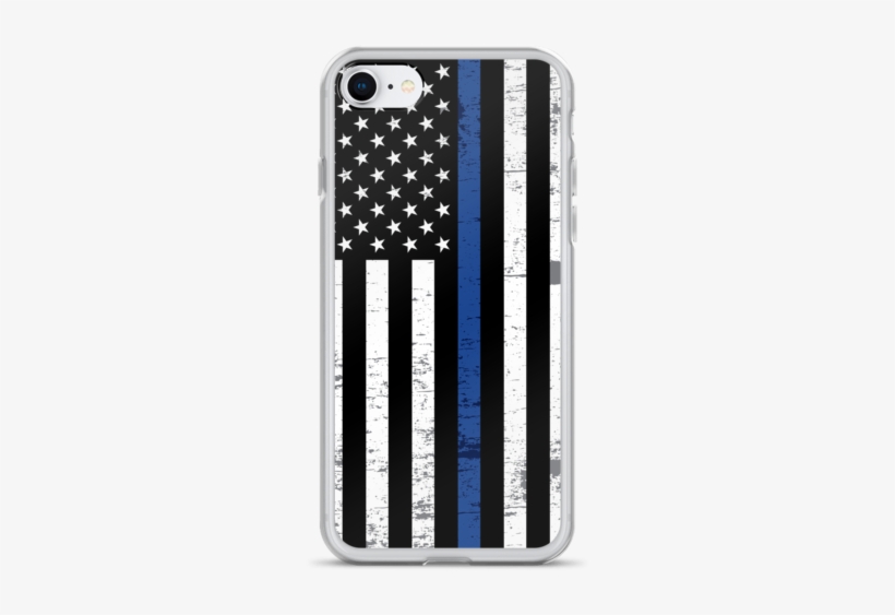 Thin Blue Line Flag Iphone Case - Flag Of The United States - 600x600 ...