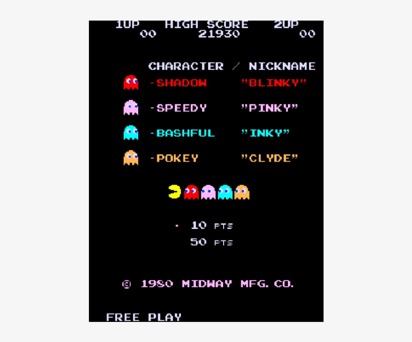 Views - Pacman Arcade Title Screen - 600x600 PNG Download - PNGkit