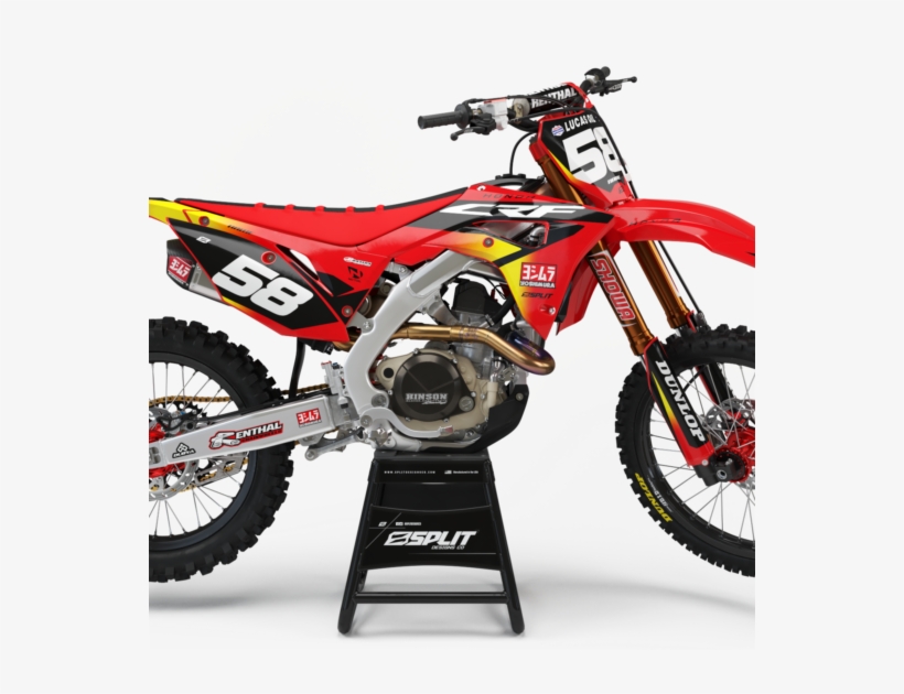Quick View - Honda Crf Retro Graphics - 550x550 PNG Download - PNGkit