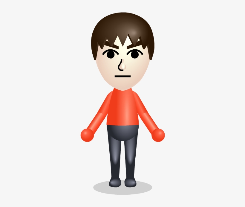 Mii - Wii Mii - 339x662 PNG Download - PNGkit