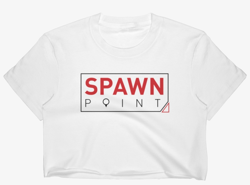 Spawnpoint Logo Red And White Women's Crop Top - Women's Crop Top ...
