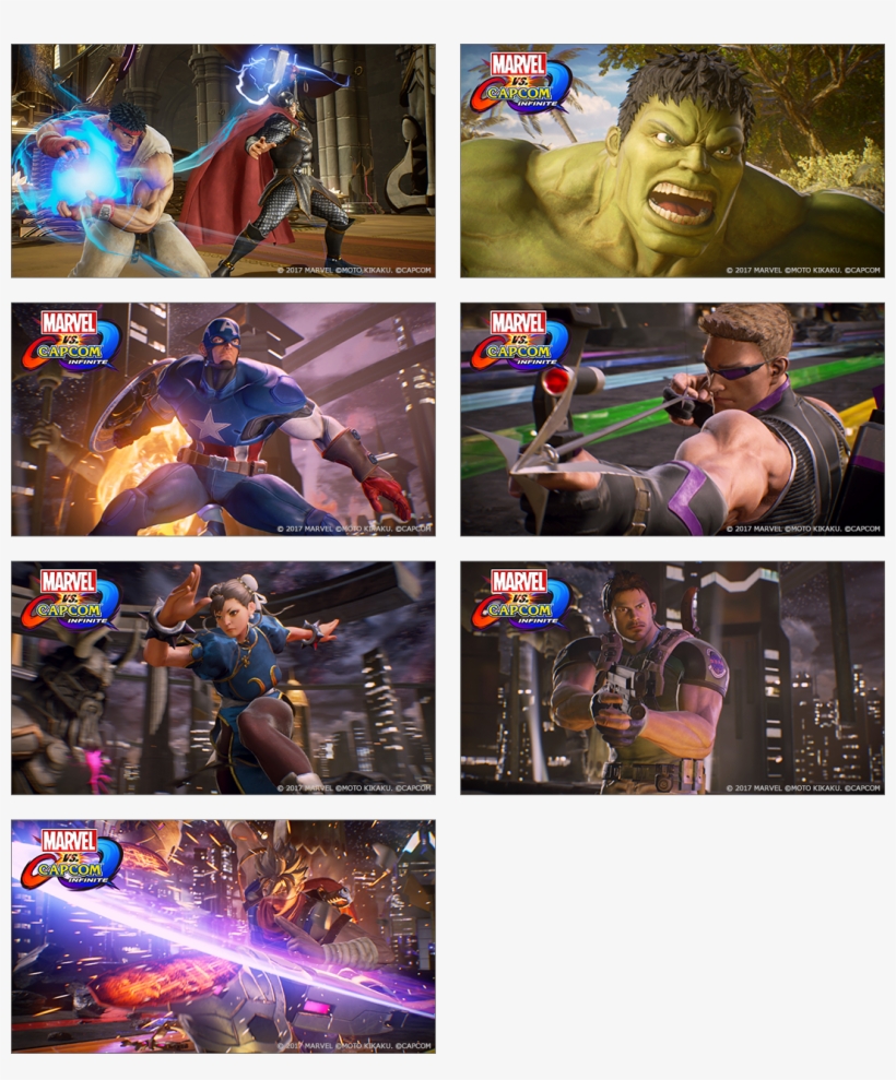 Chun-li、strider Hiryu、chris Redfield - Marvel Vs Capcom Infinite Deluxe ...