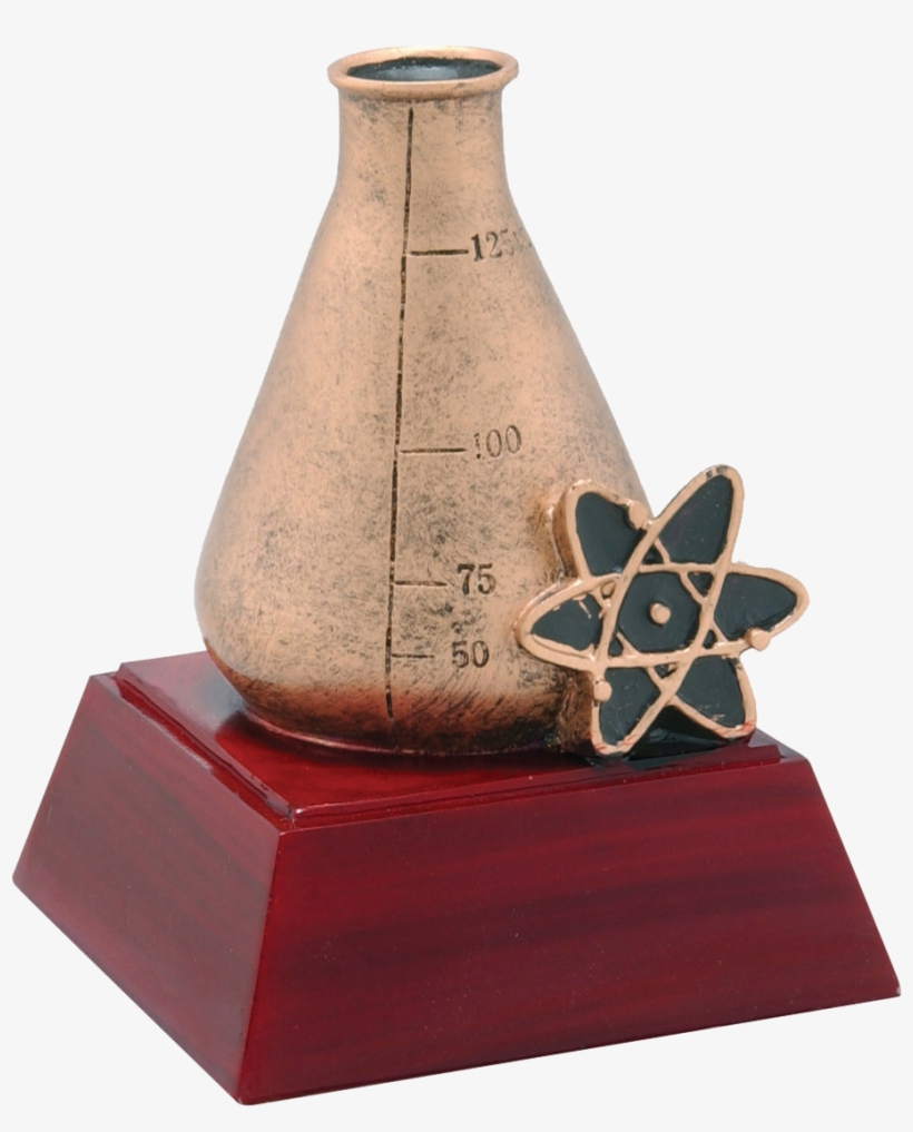 Science Beaker Resin - Science Trophy - 909x1084 PNG Download - PNGkit