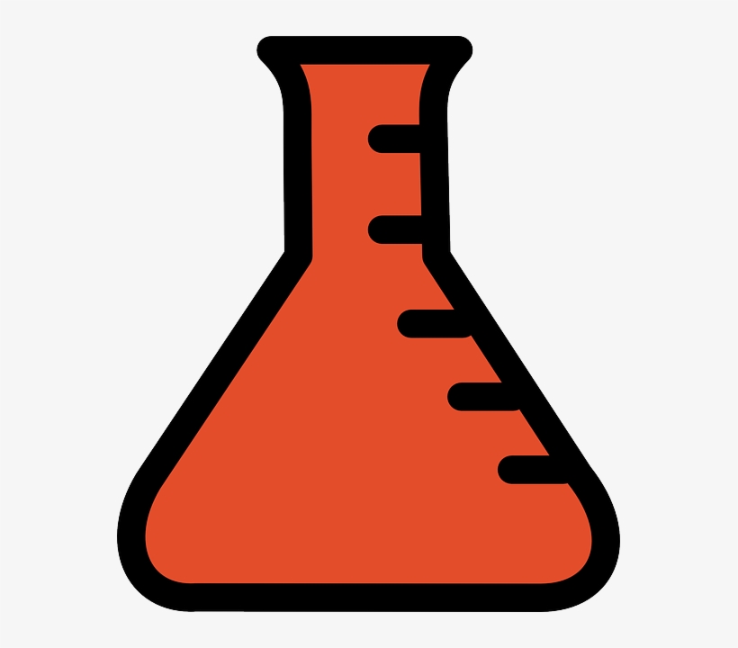Science, Orange, Chemistry, Flask, Graduated, Beakers - Science Flask ...