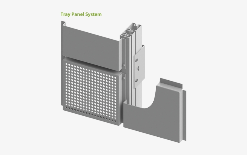 Cladding Proteus Sc - Facade Hook On System - 460x460 PNG Download - PNGkit