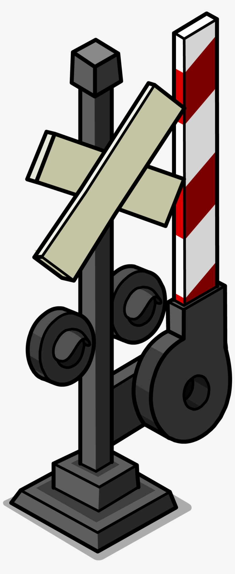 Railroad Crossing Sign Sprite 003 - 1041x2492 PNG Download - PNGkit
