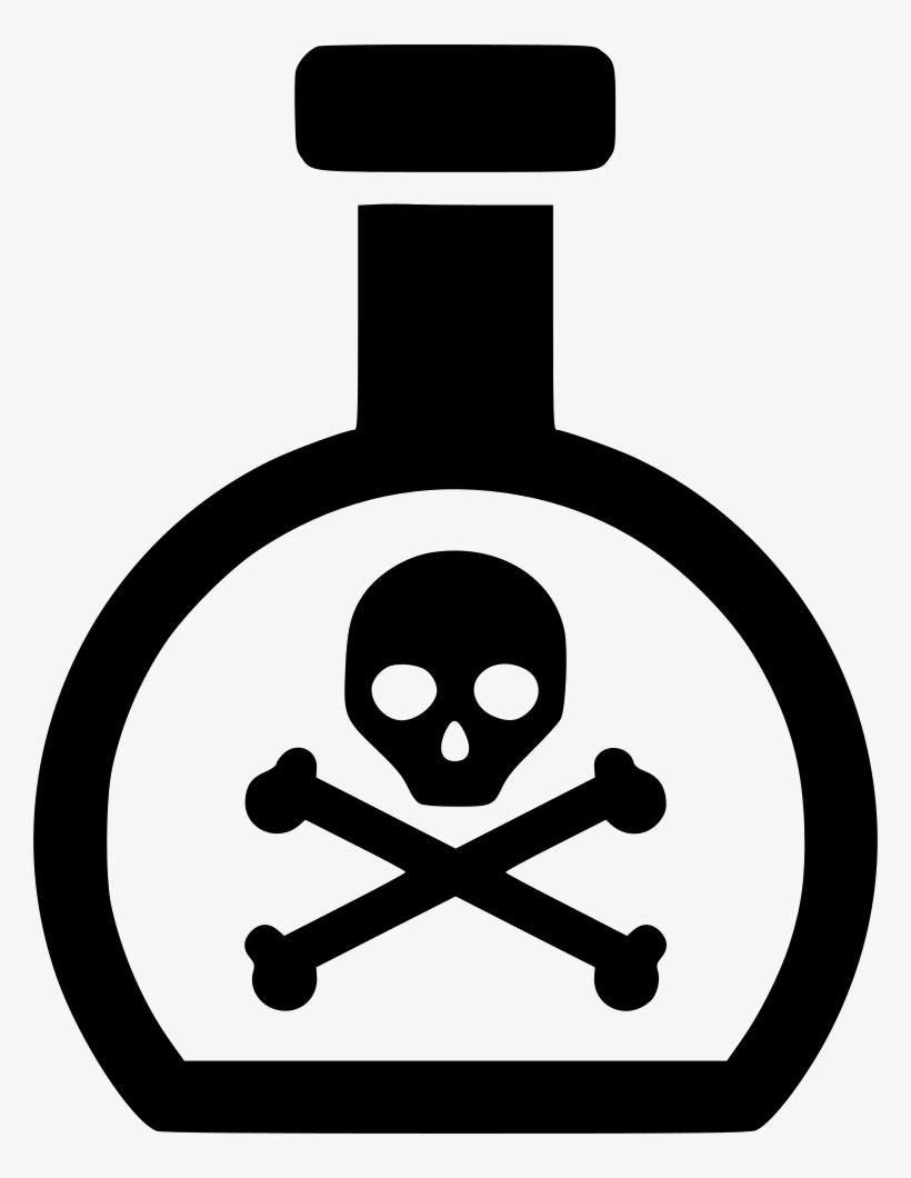 Png File - Poison Icon Grey - 760x980 PNG Download - PNGkit
