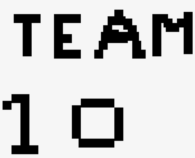 Team 10 Logo By Kreedin - Monochrome - 1200x1200 PNG Download - PNGkit