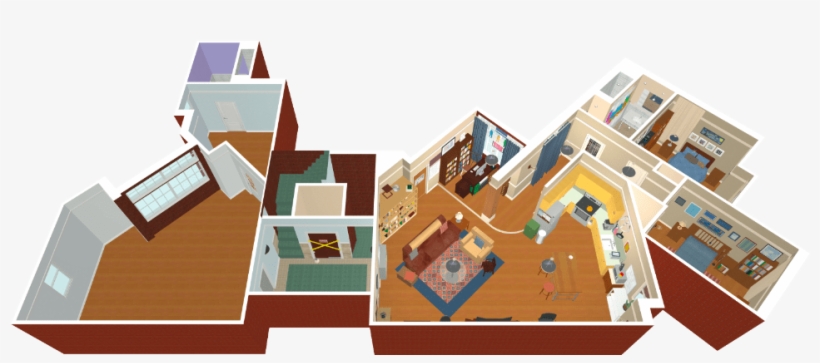 Walkthrough Video Screen - Sheldon Cooper's House - 960x600 PNG ...