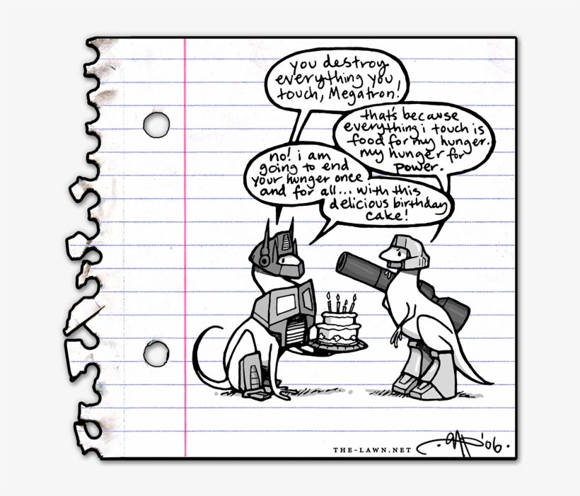 Happy Birthday Megatron - Bipolar - 768x626 PNG Download - PNGkit
