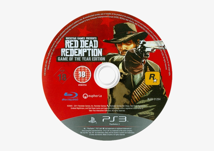 Red Dead Redemption Disk - 500x500 PNG Download - PNGkit