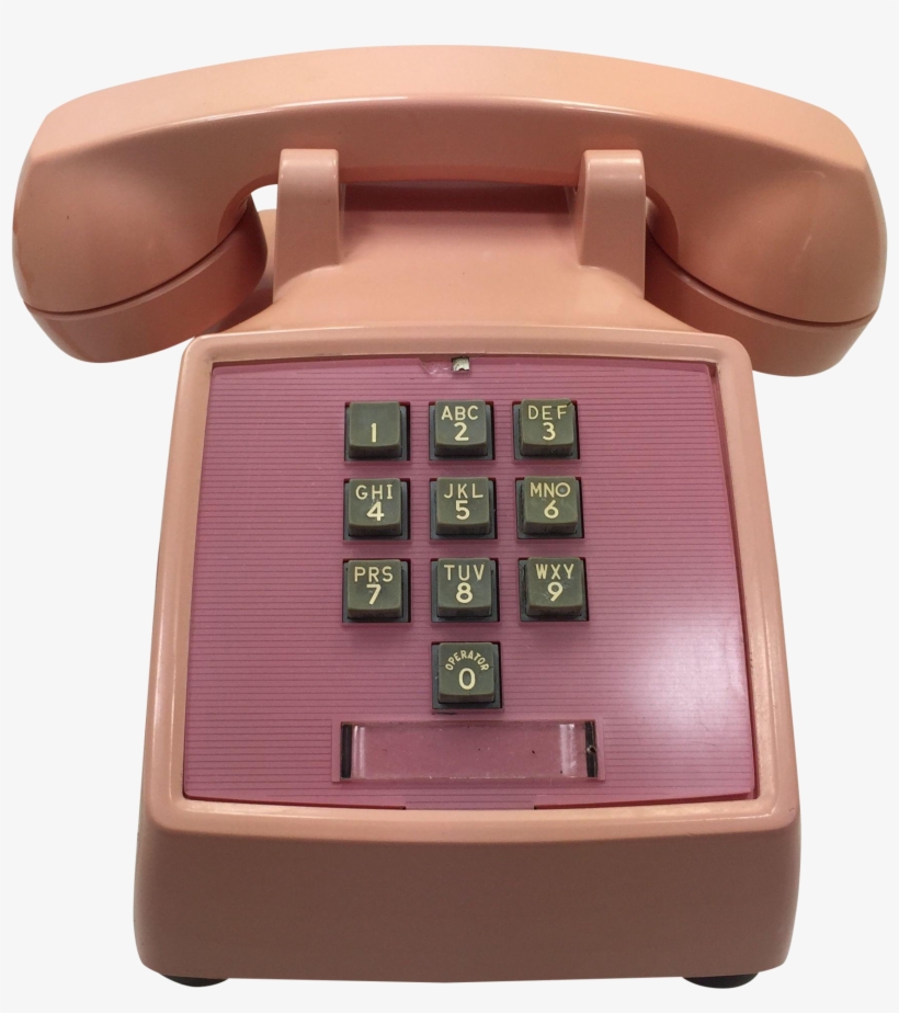 A Rare, Western Electric Pink Telephone From The 1500 - Touch Tone Pad ...