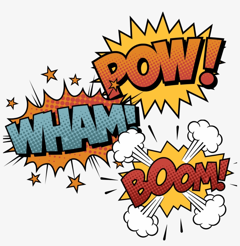 Download Transparent Bam Pow Zang Comics - Comic Book Sound Effects ...