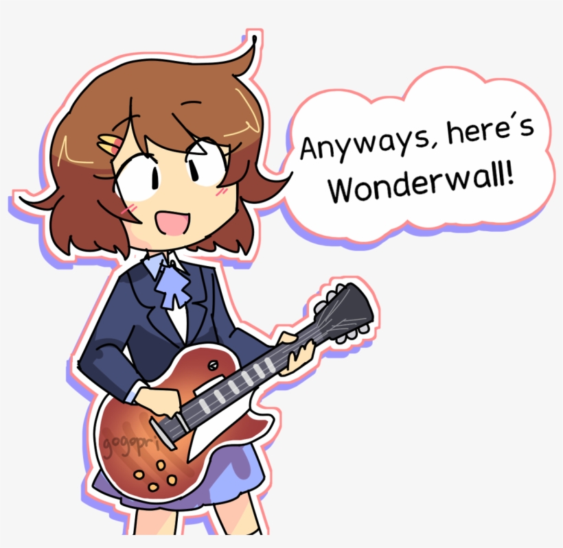 “thanks, Yui ” - Anyway Here's Wonderwall Comic - 1280x1114 PNG ...