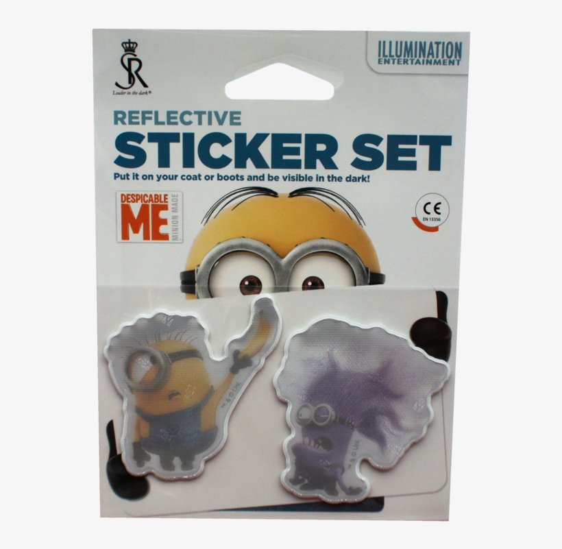 Reflective Sticker Set - Think Way Despicable Me Minion Made Lucy ...
