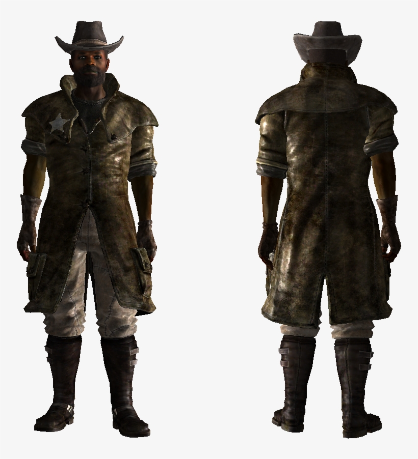 Sheriffs Duster - Fallout Junior Officer Outfit - 1058x847 PNG Download ...